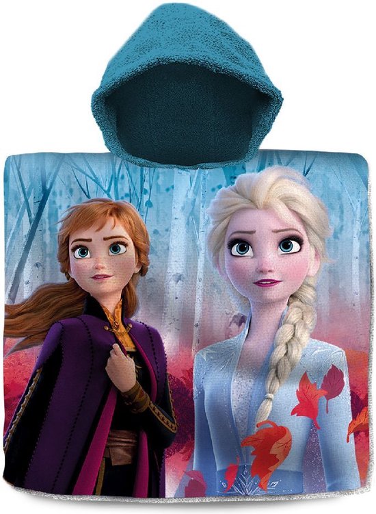 Disney Frozen Poncho - 60 x 120 cm -Multi | bol.com
