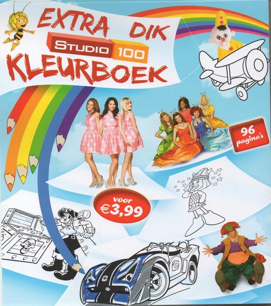 Studio 100 Kleurboek A4: Regenboog | bol
