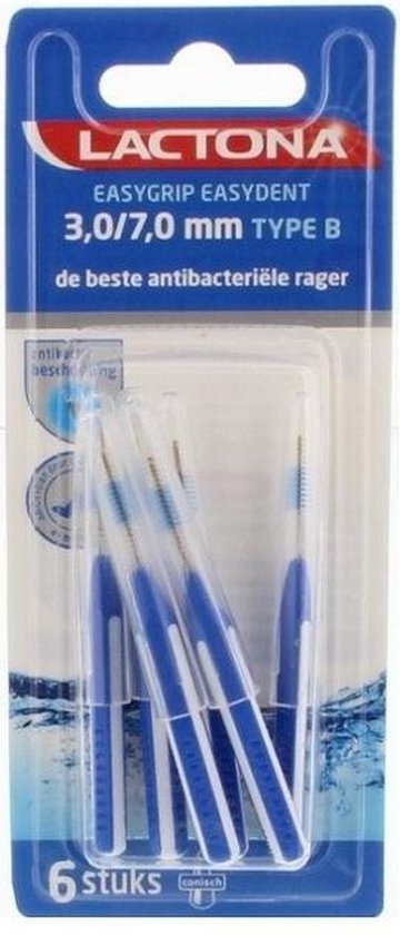 Lactona Ragers Easygrip Type B 3-7 mm - Tandenrager - 6 stuks | bol.com