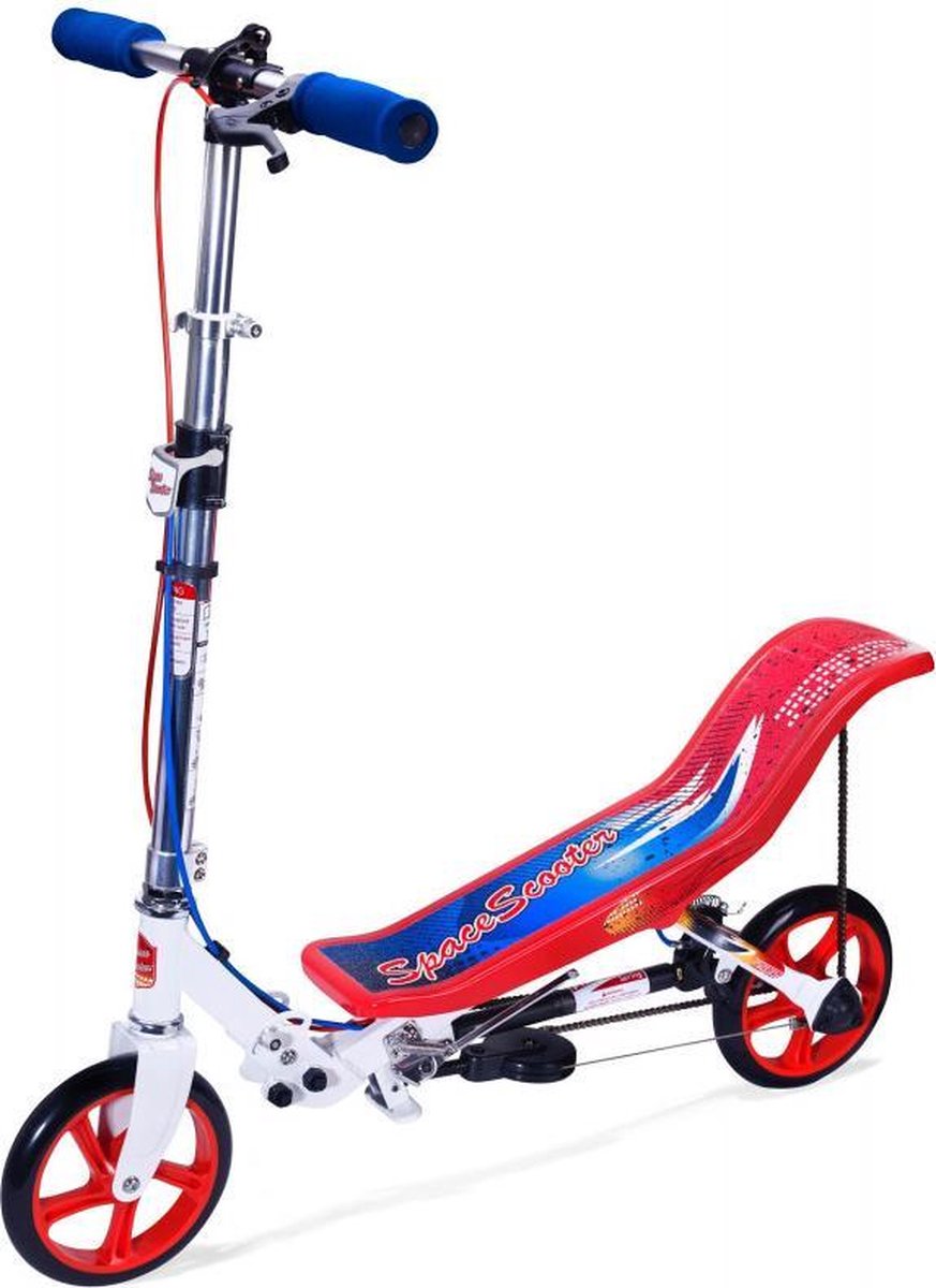 Space Scooter X580 - Step - Rood / Wit / Blauw - Limited Edition | bol.com