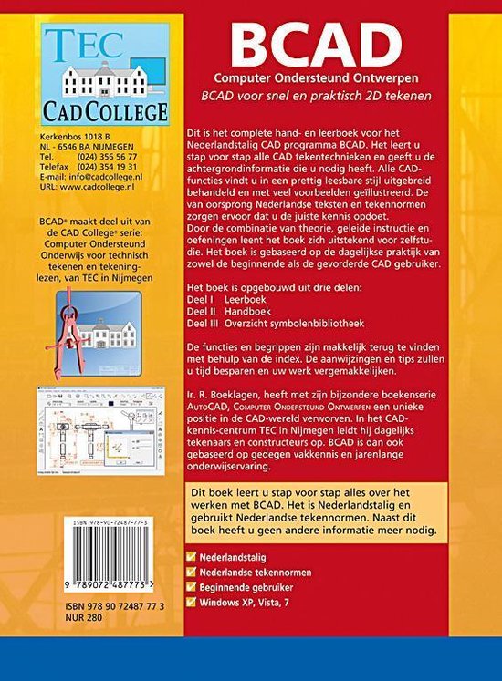 BCAD 5.3 | 9789072487773 | R. Boeklagen | Boeken | bol