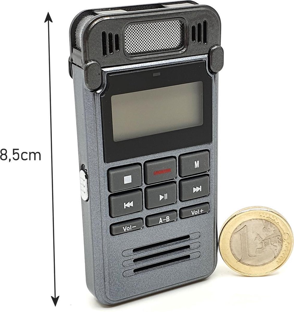 Voice recorder Memorecorder dictafoon- 8GB - audio spraak met MP3 ...