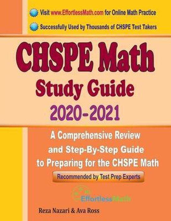 CHSPE Math Study Guide 2020 - 2021 | 9781646124459 | Ava Ross | Boeken ...