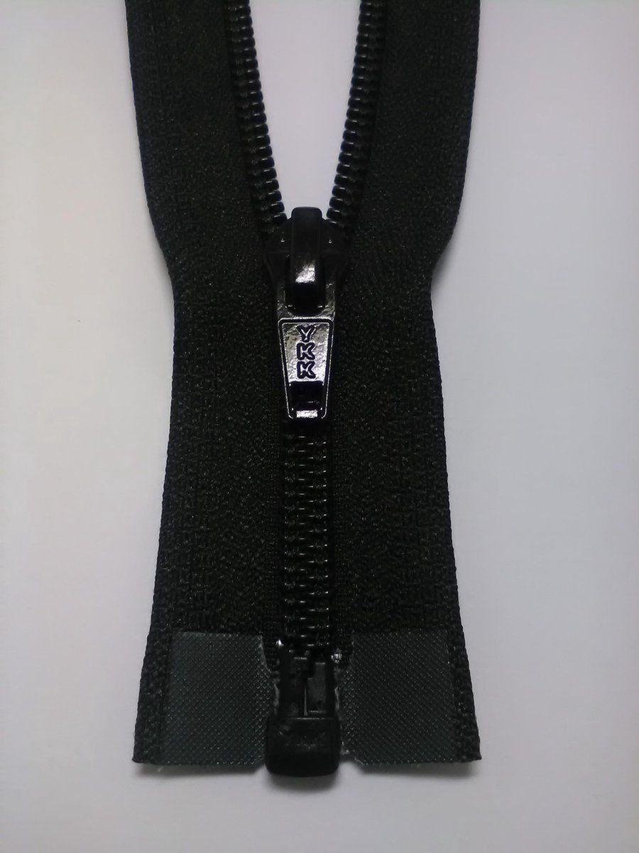 YKK SPIRAAL RITS, DEELBAAR, 75 cm ZWART, PER STUK. | bol