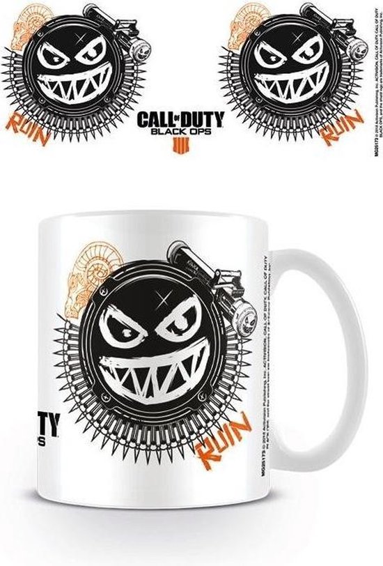 Call Of Duty Black Ops 4 Ruin Smile Symbol Mok | bol.com