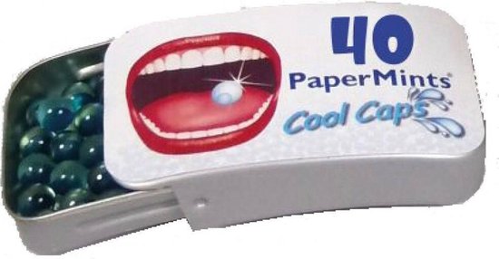PaperMints CoolCaps Munt 40 stuks | bol