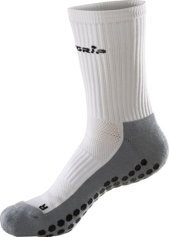 OPTIGRIP GRIPSOKKEN WIT MAAT 38-42 ANTI-BLAREN ANTI-SLIP Tennis-Padel ...