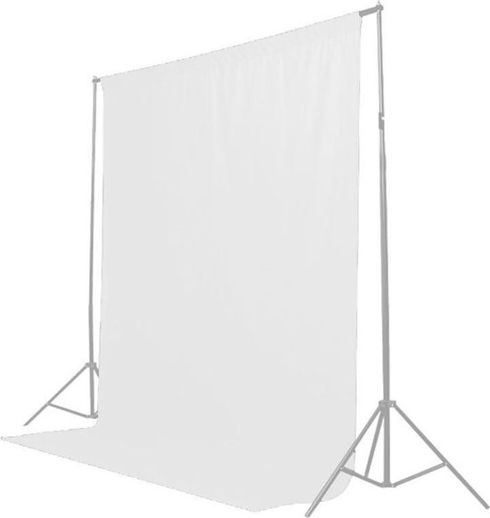 Caruba Achtergronddoek 3x6m Wit | bol