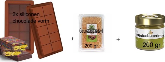 Dubai chocolade ingrediënten-makkelijk zelf maken- inclusief 2x ...