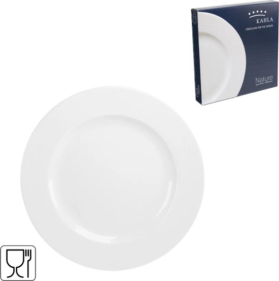 Kahla Nature dinerbord porselein 26 cm set van 2, doos 6 sets | bol