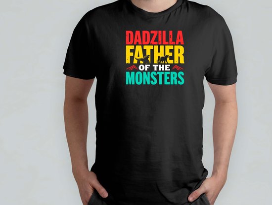 Dadzilla Father - T Shirt - cadeau - gift - vader - dad - beste vader ...