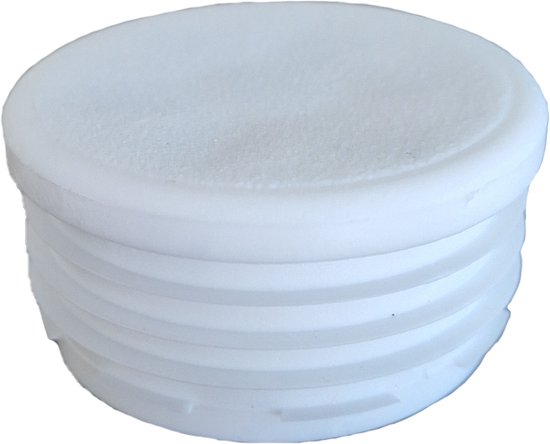 rond insteekdop - 50mm - 10 stuks - eindkap - Inslagdop - Kunststofdop - plastic dop -... | bol
