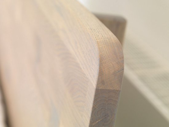Ledikant 180x200 - Rubin - Oak & Steel - Zonder Lattenbodem - Grijs ...