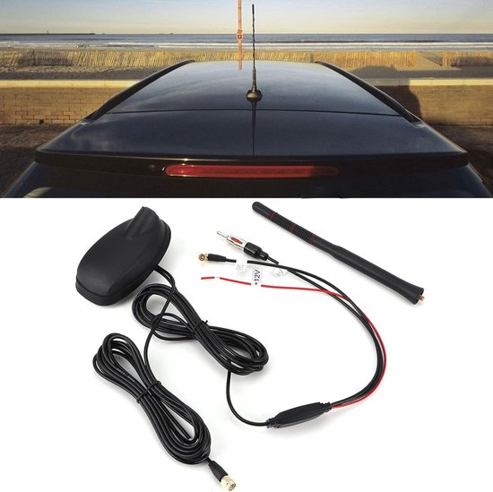 DAB+GPS+FM Antenne Auto Digitale Radio-AM Dakantenne Versterker ...
