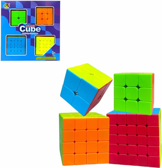 MoYu Kubus set - Cube set - 4 stuks - 4 delig - 2x2/3x3/4x4/5x5 ...