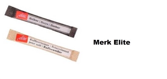 50x Mix creamer/suikersticks - Merk ELITE - Suiker en Melk sticks ...