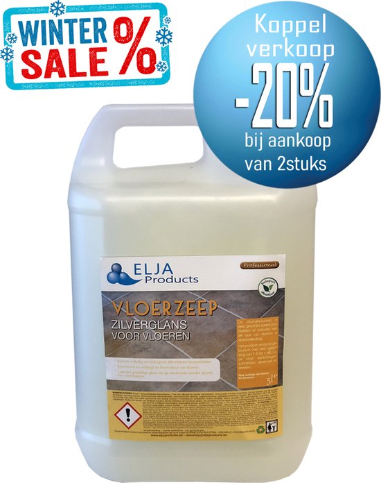 Elja Zilverglans Vloerzeep | 5L | bol