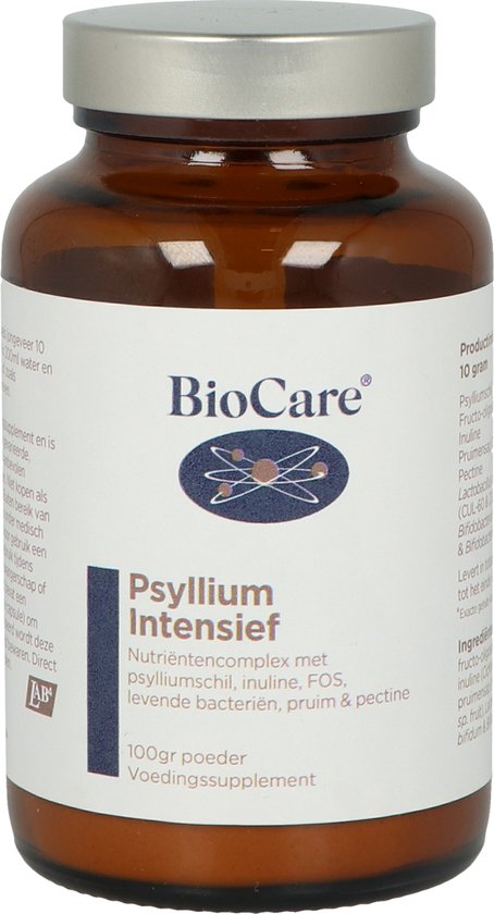 BioCare Psyllium Intensief - 100 gram - Pre-/Probiotica | bol