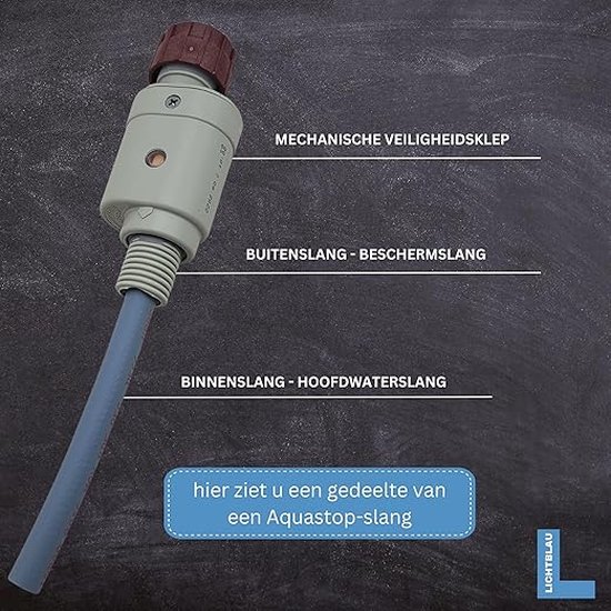 wasmachine/vaatwasser slang / Waterstop wasmachine slang 4m | bol