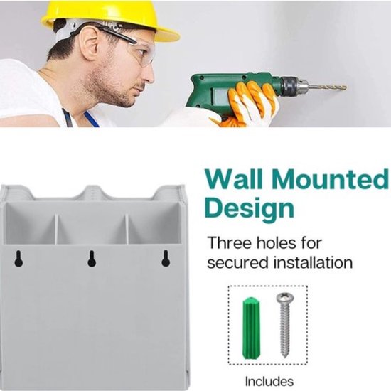 Time Card Holder Wall Mounted Expandable Double Row 20 Slot Rack - 7 x ...