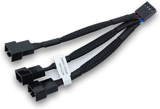 EK-Cable Y-Splitter 3-fan PWM 10cm | bol
