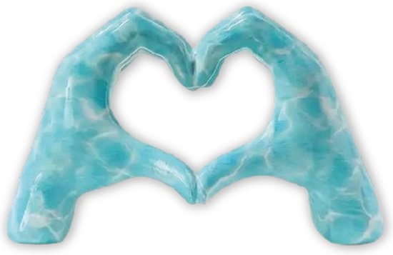Mauropet Love Sign Hands beeld - Sculptuur water - Liefdes teken ...
