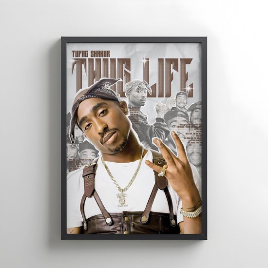 Tupac Shakur poster A3 | bol