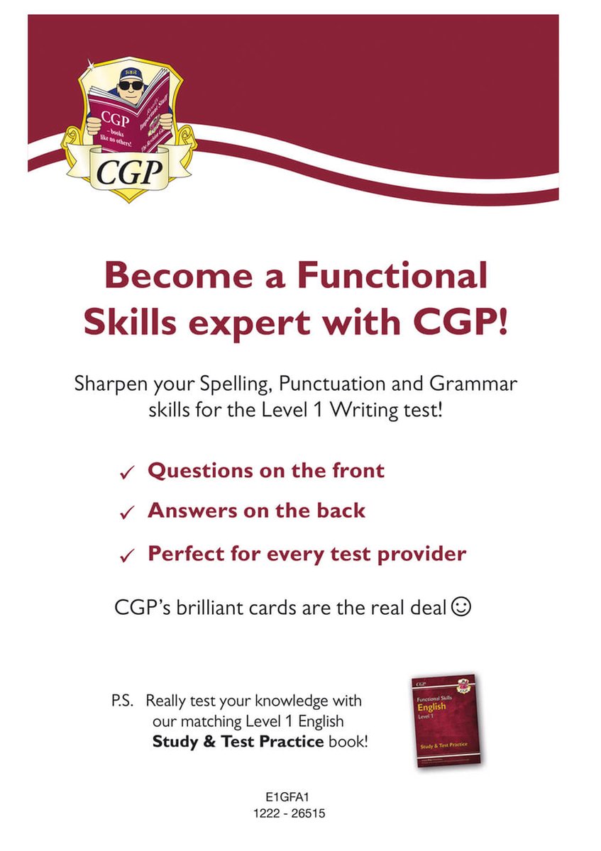 New Functional Skills English Revision Question Cards: Spelling ...