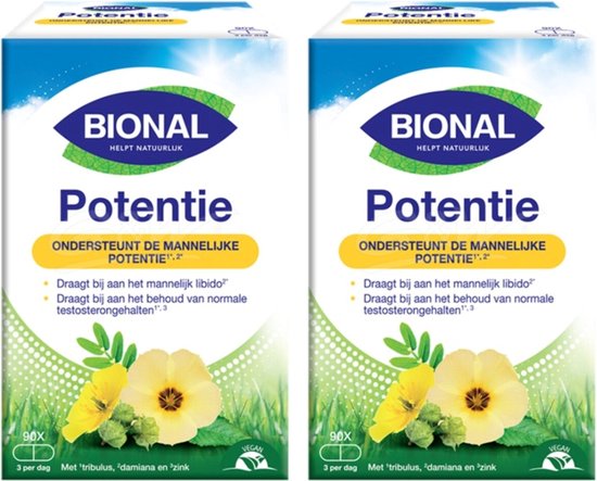 2x Bional Potentie - Supplement - Ondersteunt mannelijke potentie ...