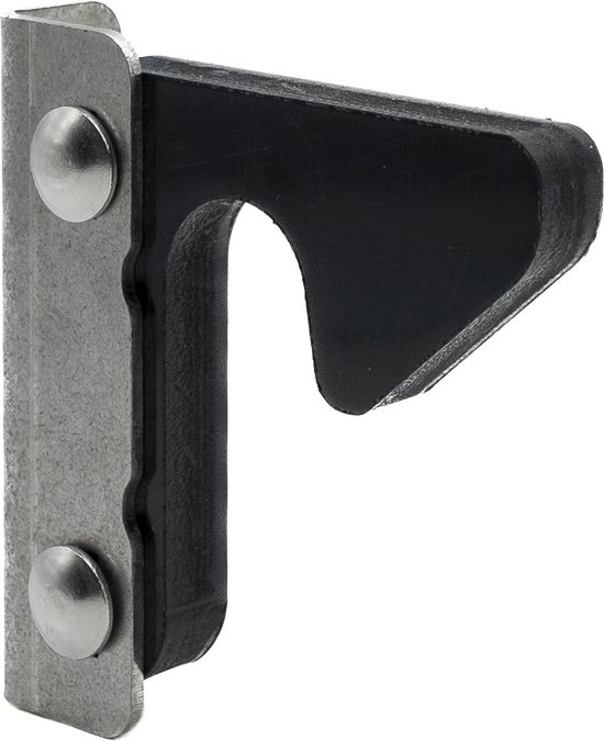 Deurklinkhaak - Deurstopper - RVS - Windhaak - Deurvanger | bol