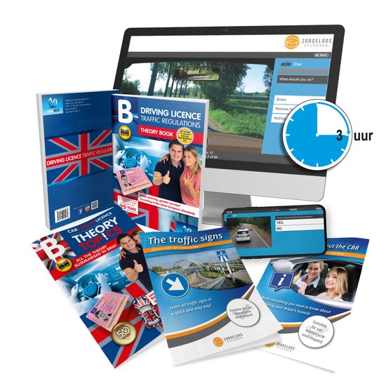 Auto Theorieboek Engels (English) 2025 - Driving License B Theory Book ...