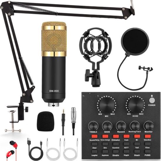 Podcast Starter Set - Podcast Microfoon - Complete Set - Podcast ...