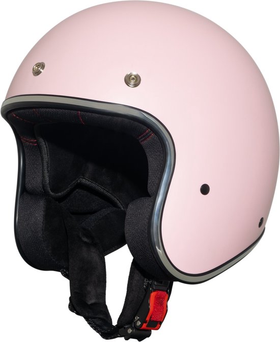 VINZ Bahia Jethelm Retro | Scooter Helm voor Vrouwen | Motorhelm Dames ...