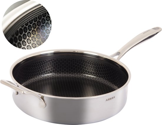 Arbaer Hapjespan Ø 28 cm - Sauteerpan - Inductie, Elektrisch, Keramisch ...