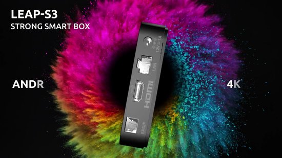 STRONG - Streaming Box Android TV 4K UHD - Leap-S3 - Chromecast ingebouwd - Google... | bol