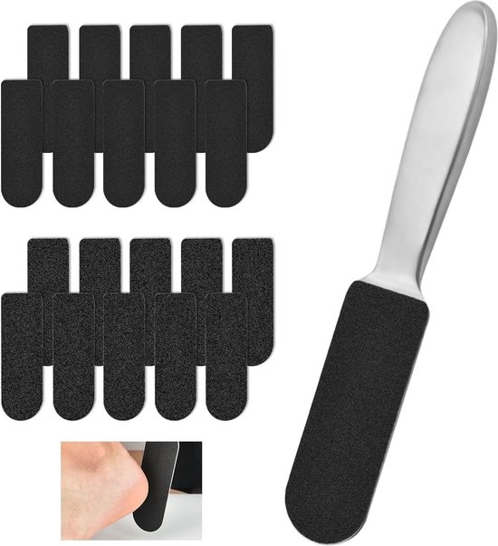 Foot File for Hardened or Dry Skin - Stainless Steel - Replacement ...