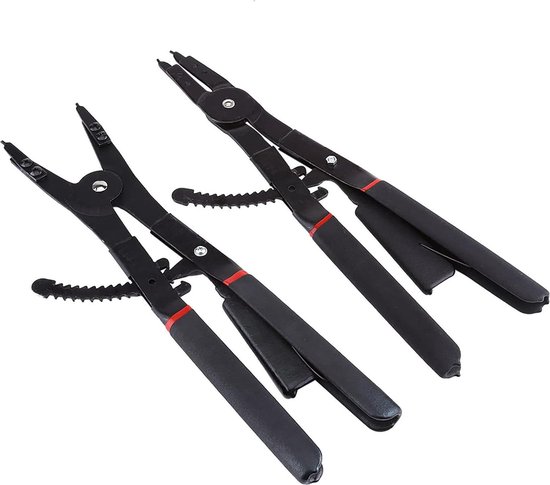 16 universele borgringtang gereedschapsset met reservepunten ...