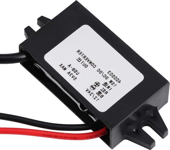 Need Content in - DC Adapter 12V/24V to USB 5V 3A Converter - Voltage ...