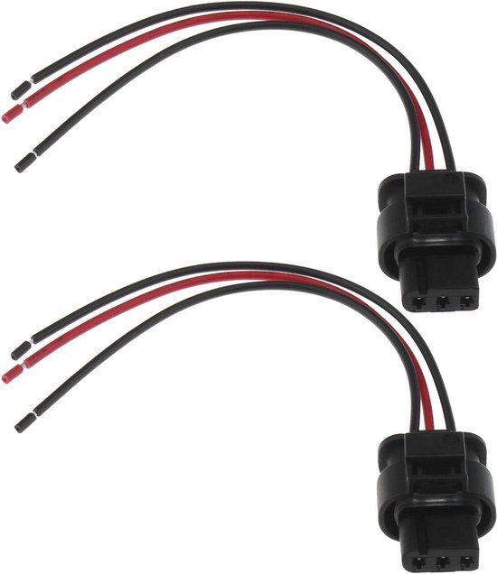 2 Stks 3 Pin Auto PDC Sensor Kabel Plug Harnas Vervanging 3C0973203 ...