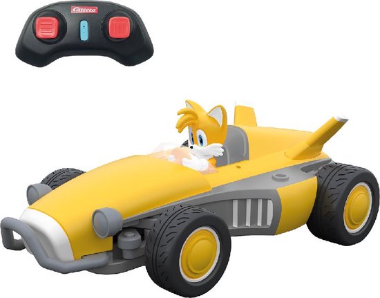 Carrera RC Auto Mini - Team Sonic Racing - Tails - Schaal 1:43 - 7,5cm ...