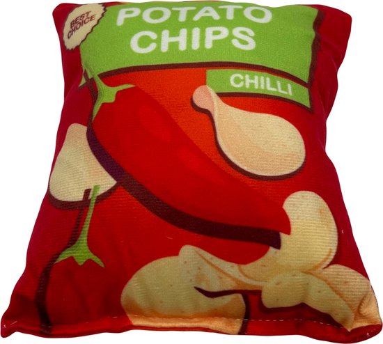 Potato Chips Chili honden speeltje - Honden speelgoed - Hondenspeeltjes ...