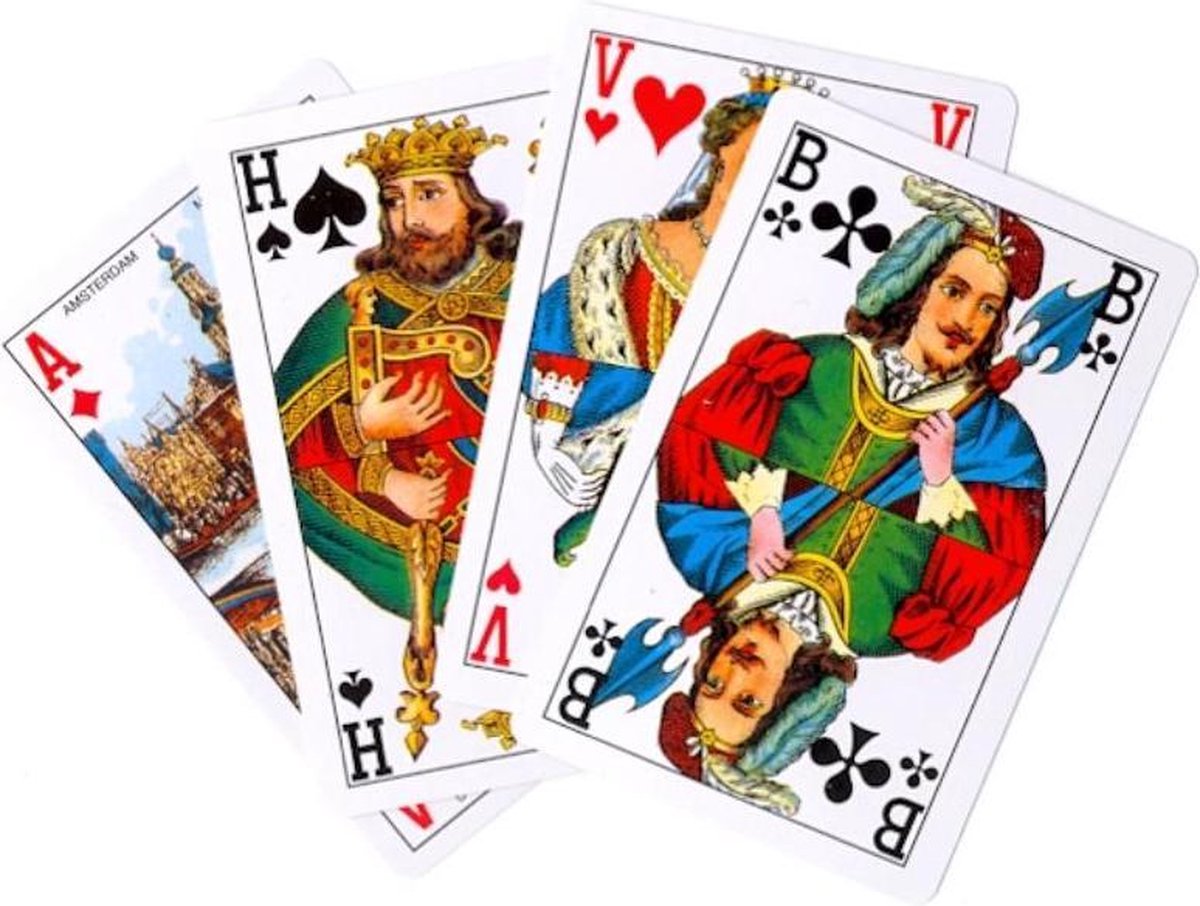 bol.com | 10x Speelkaarten black horse | Games