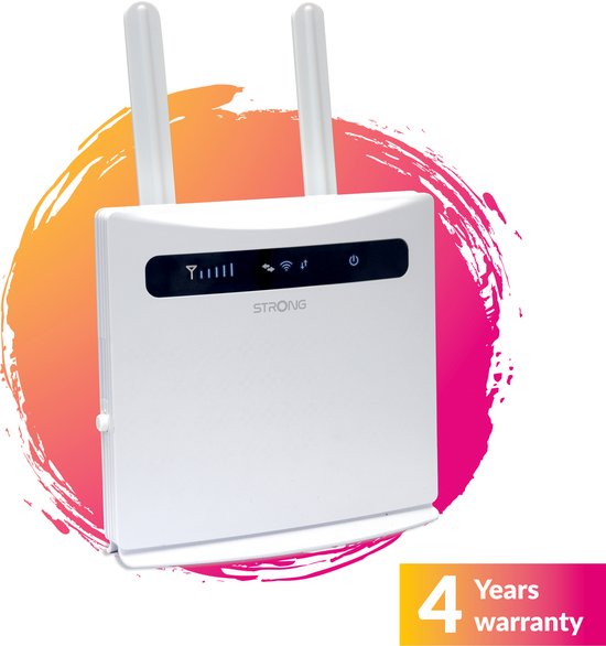 STRONG - 4G LTE 300 Wifi Router - Tot 150 Mbps 4G/300 Mbps Wifi - 4 ...