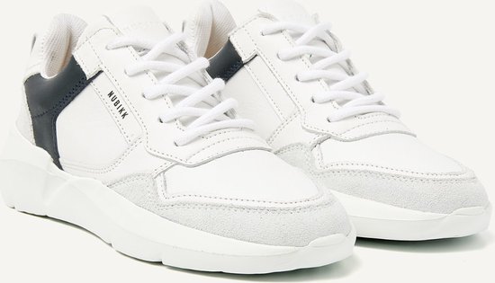 ROQUE ROAD WAVE WHITE LEATHER - NAVY-32 | bol