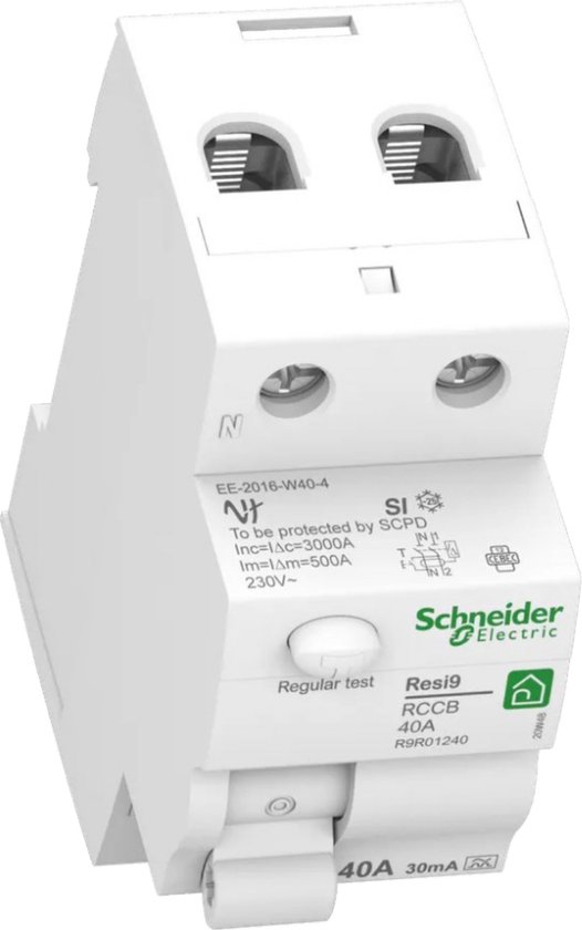Schneider differentieel 2p 40A 30mA type a - R9R01240 | bol