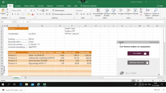 Excel 365 E-Learning Training Cursus Box | bol