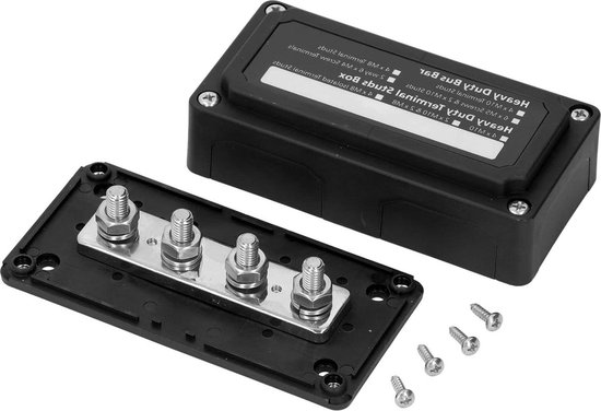 300A DC Bus Bar Terminal Block - Power Distribution Block - M8 Screw Terminal - 6... | bol