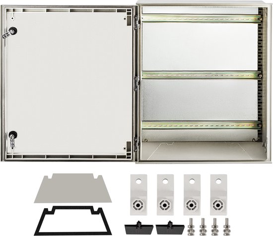 VEVOR 60x50x23cm,Glasvezelkast Elektrische Kast SMC, Wandmontage ...