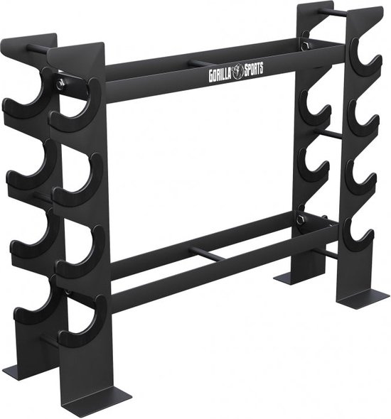 Gorilla Sports Dumbbell standaard - Halterrek - Halter standaard ...