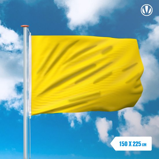 Gele vlag 150x225cm | bol